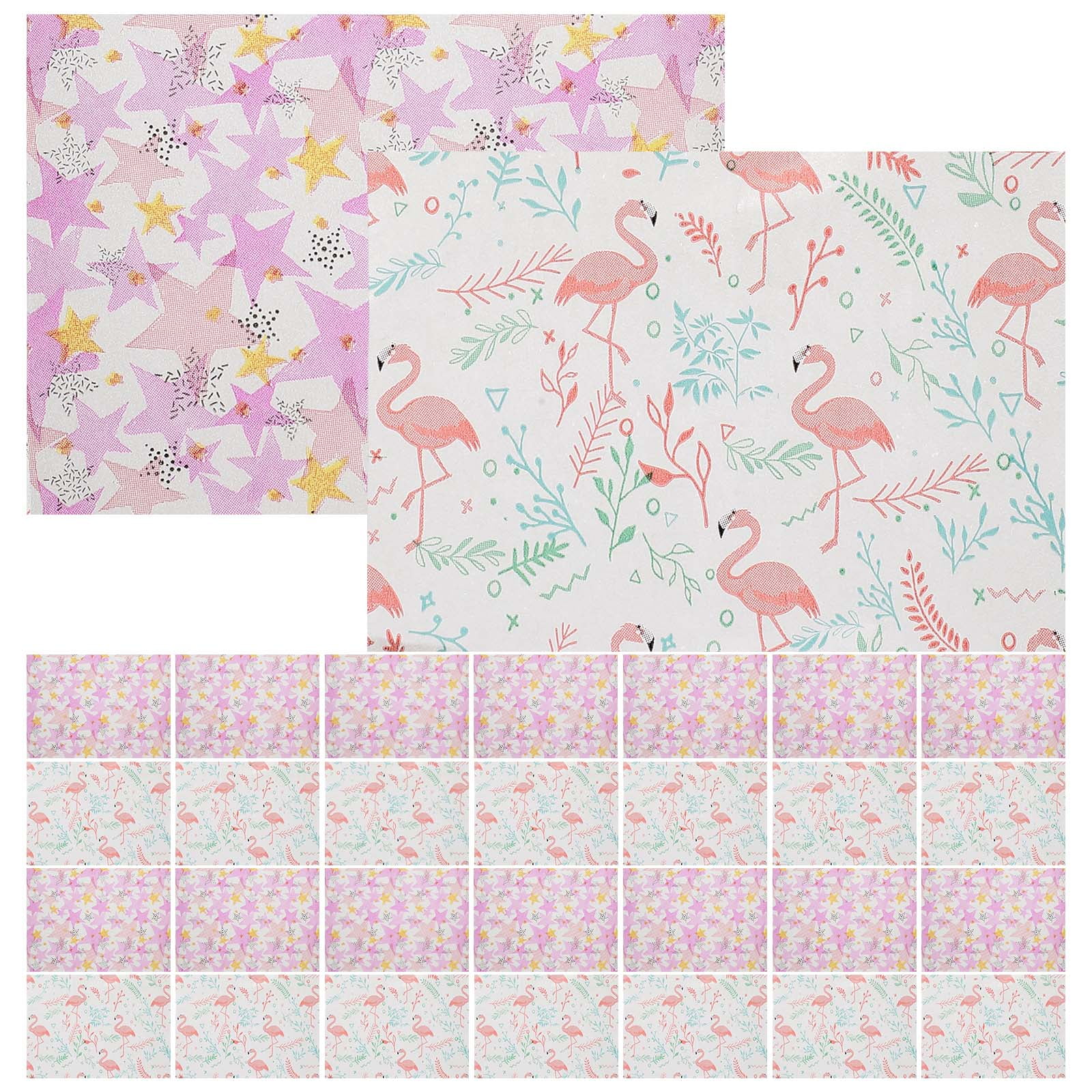 200 Sheets Candy Paper Wrap Pastern Wrapping Paper Food Packing Papers ...