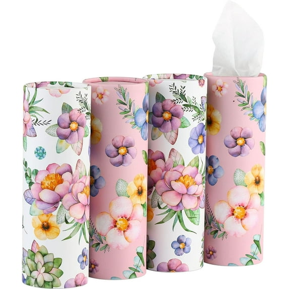 200 Sheets Car Tissues Holder with Facial Tissues 3-ply Travel Tissue ...