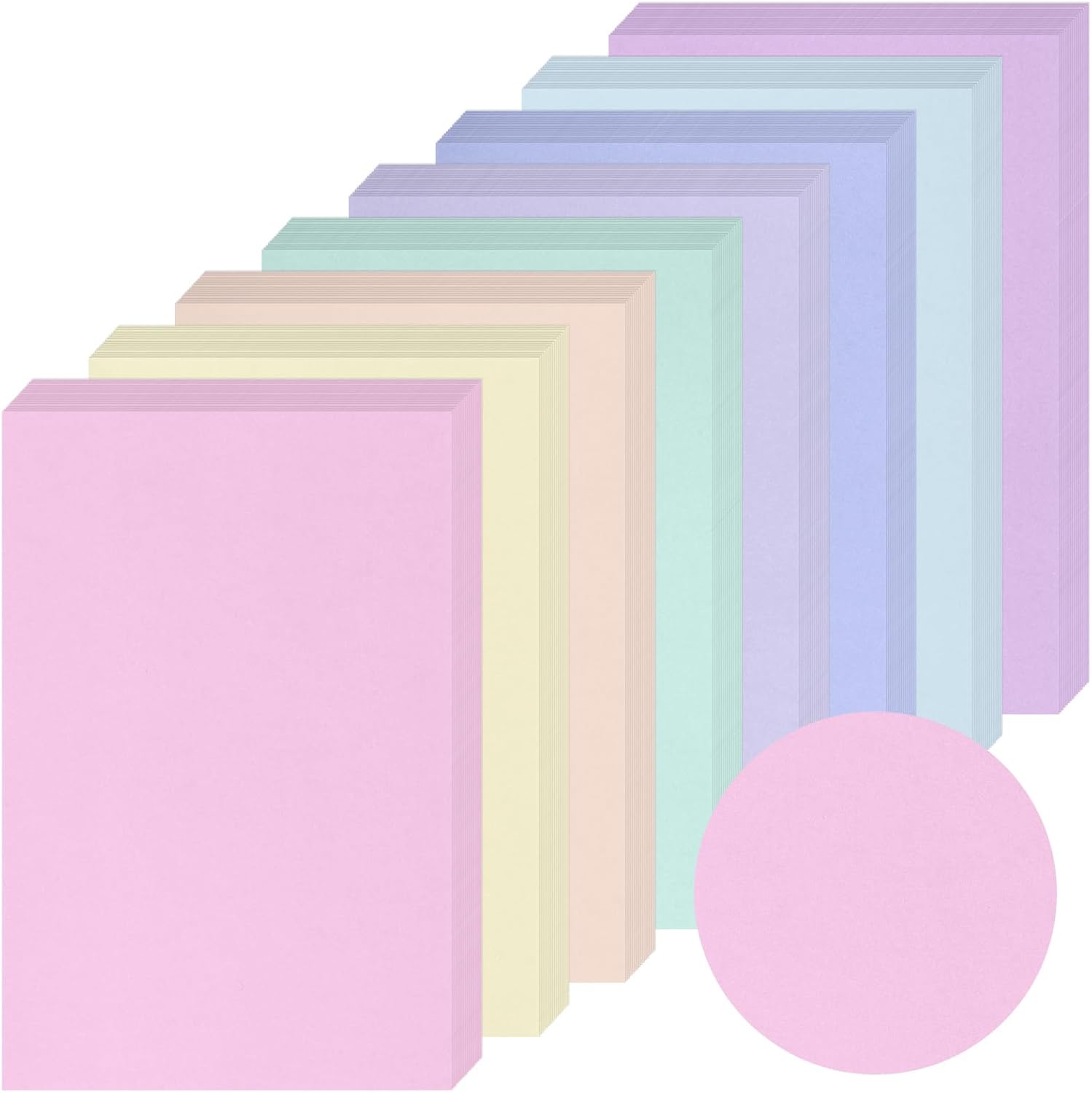 200 Sheets Colored Cardstock Paper Cardstock Starter Kit 4 x 6 Inch 190 ...