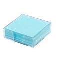 200 Sheets Compacts Clear Sticky Note Holder Box with Adhesive Notes ...