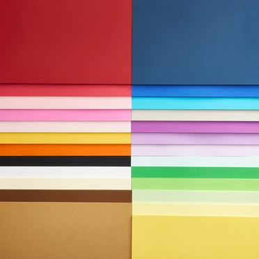 Recollections Cardstock Paper, Essentials 20 Colors - 200 Sheets 8-1/2 ...