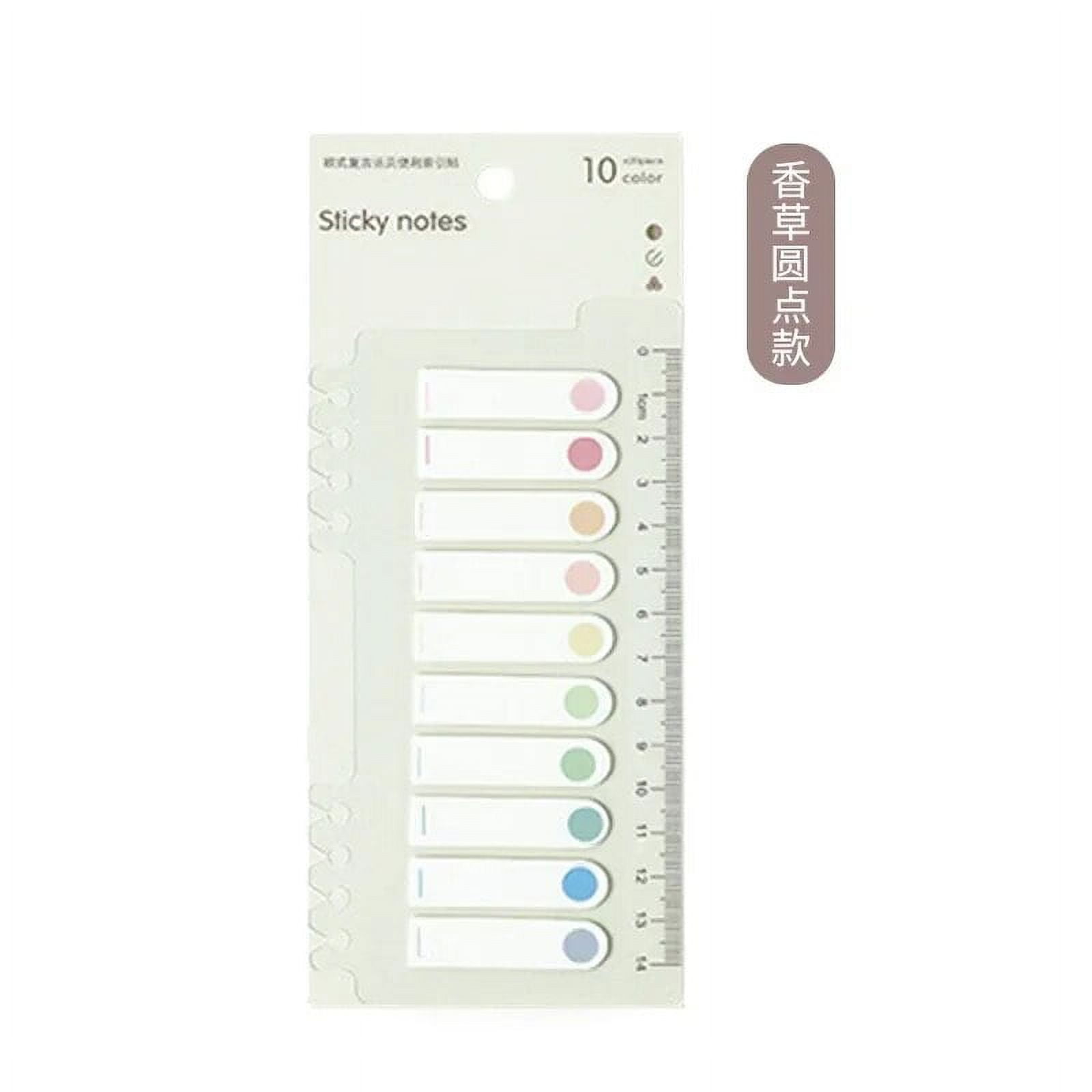 200 Sheets Flags Tabs Neon Page Markers Paper Index Bookmark Sticky ...