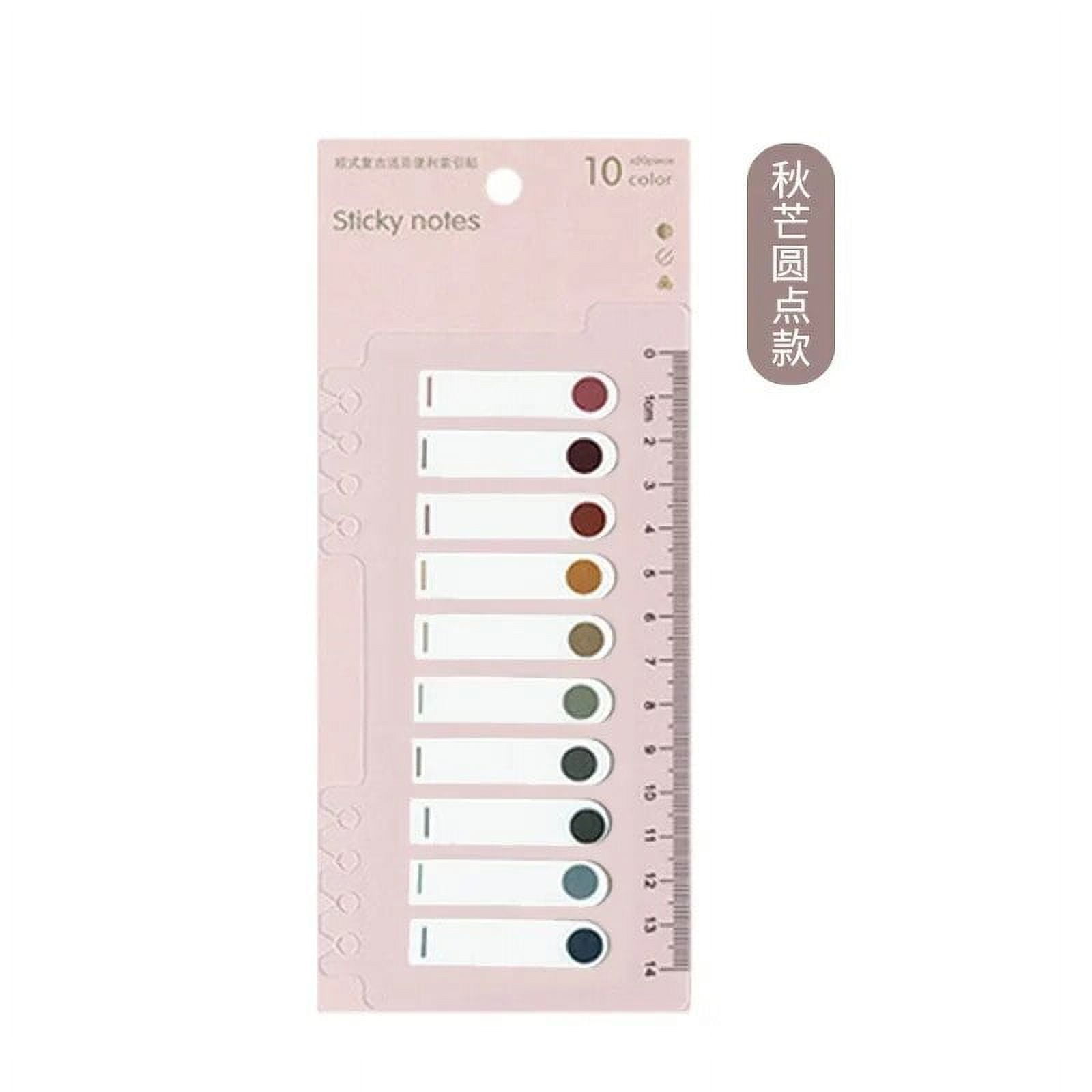 200 Sheets Flags Tabs Neon Page Markers Paper Index Bookmark Sticky ...