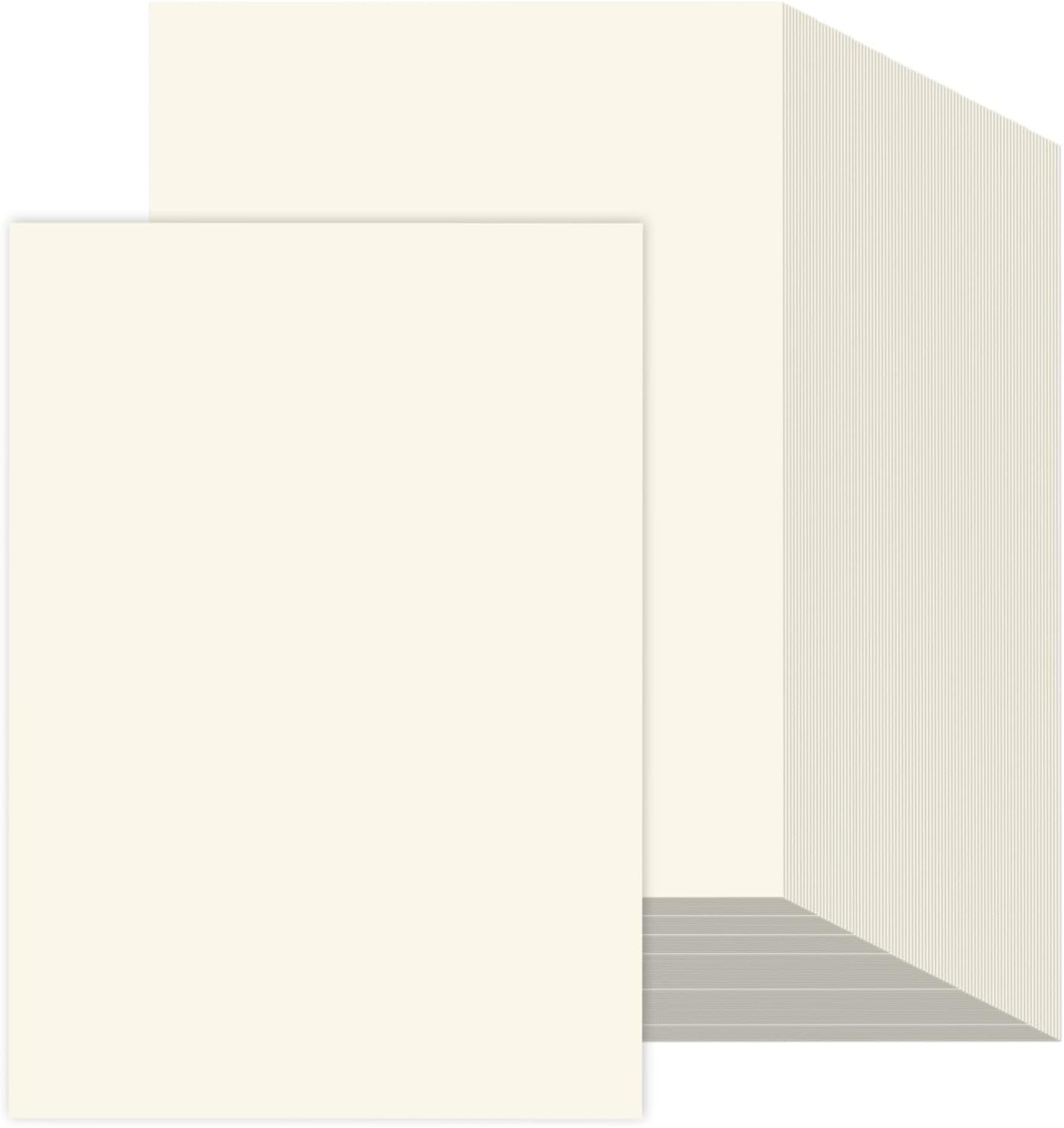 200 Sheets Ivory Printer Paper 32 lb/120 gsm Stationery Cardstock for ...