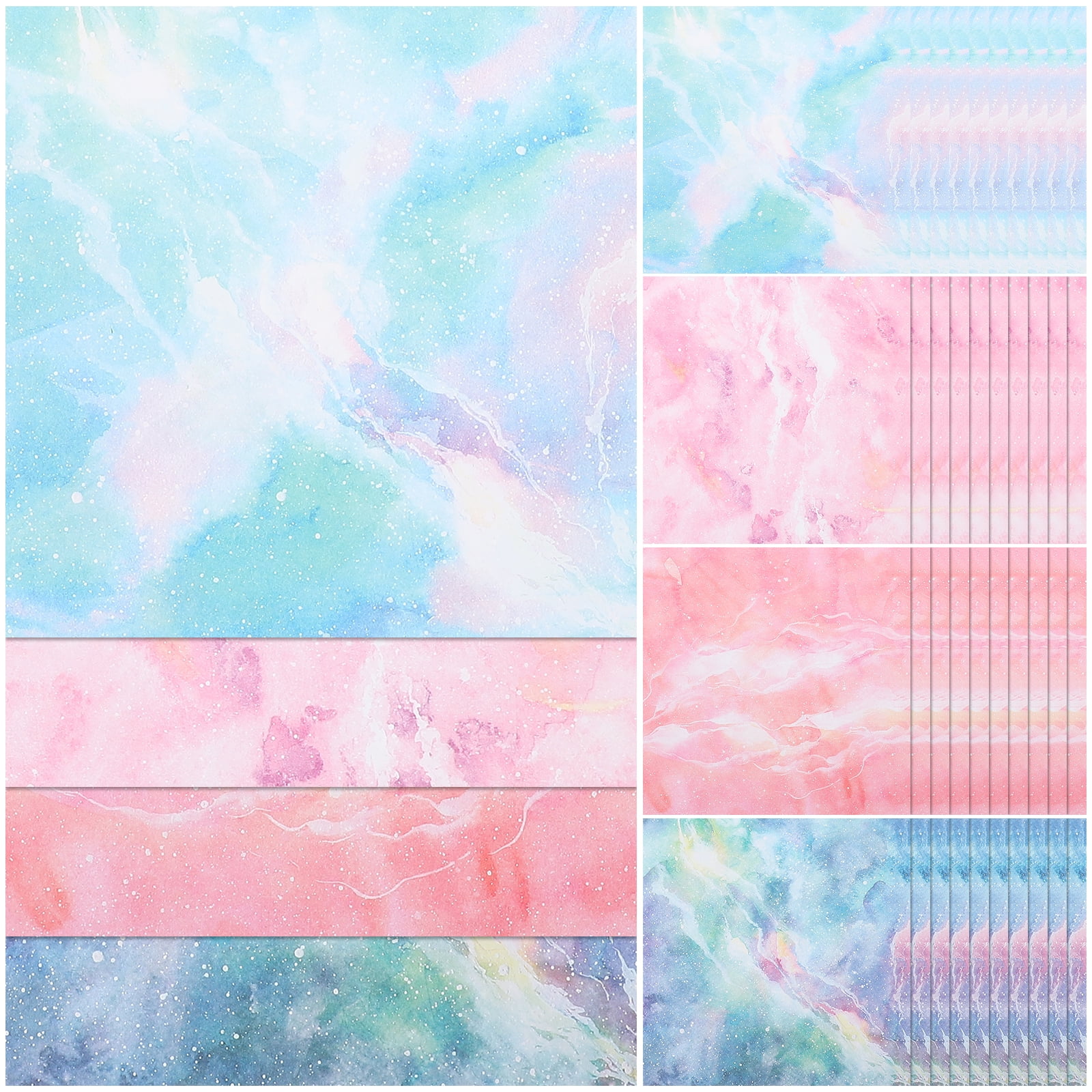 200 Sheets Origami Paper Square Colorful Double Sided DIY Folding Paper ...