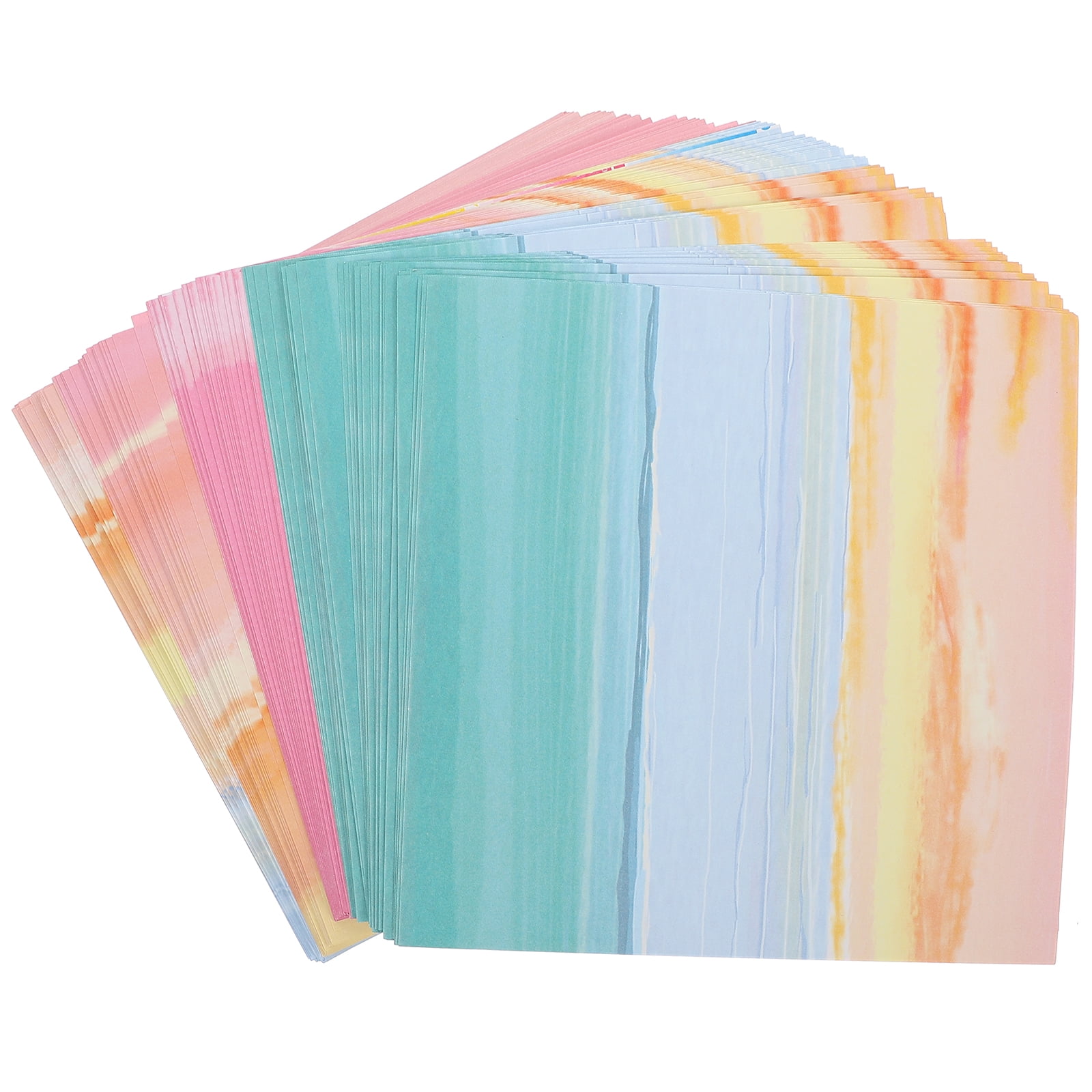 200 Sheets Origami Paper Square Colorful Double Sided DIY Folding Paper ...