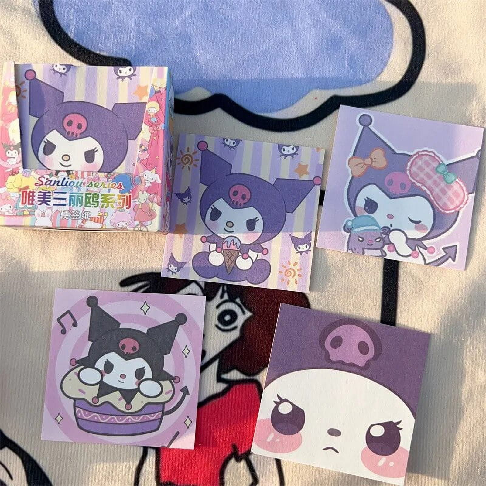200 Sheets/Pack Cute Anime Memo Pad Message Notes Decorative Notepad ...