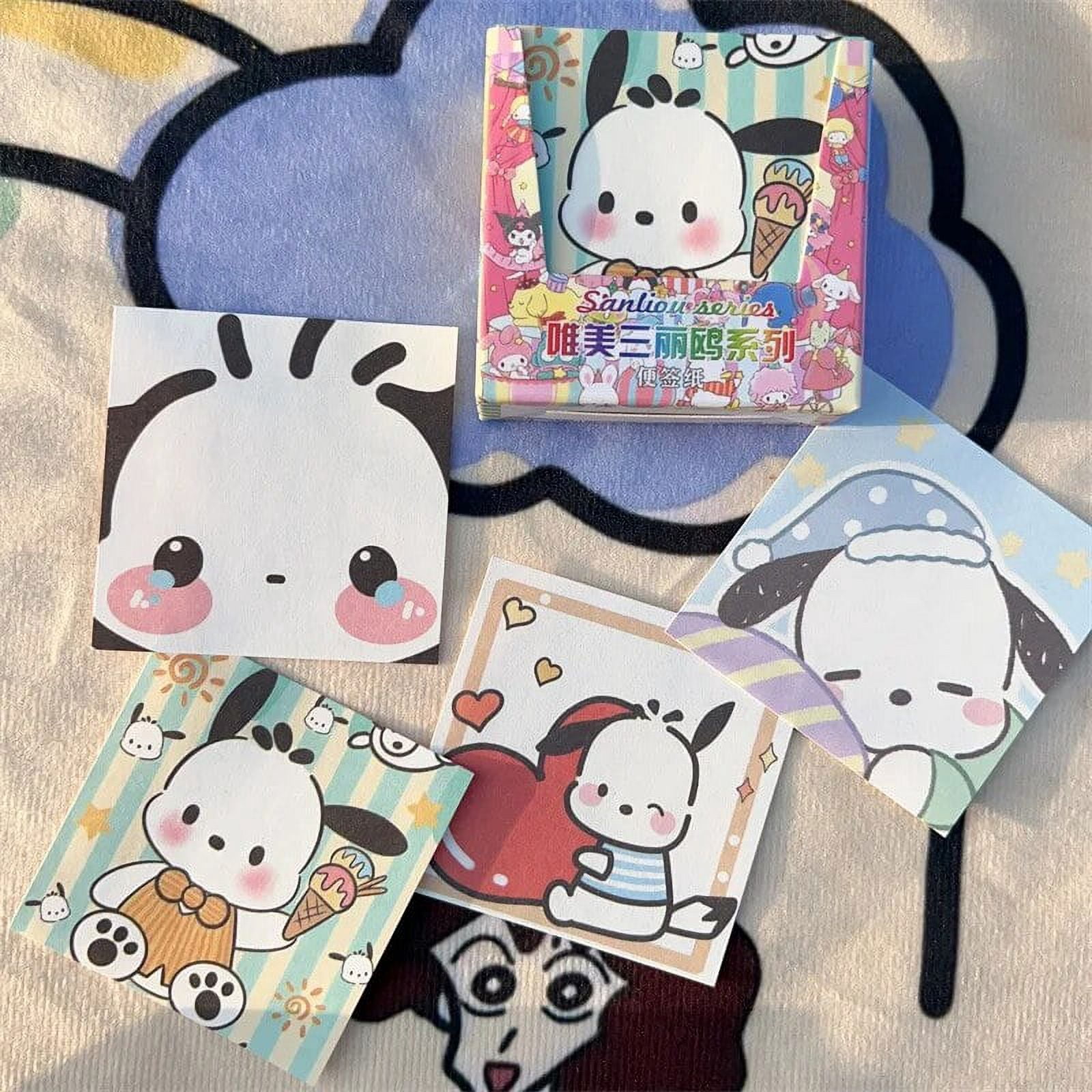 200 Sheets/Pack Cute Anime Memo Pad Message Notes Decorative Notepad ...