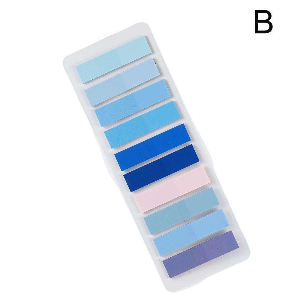 200 Sheets Transparent Sticky Notebook PET Memo for Student Office ...