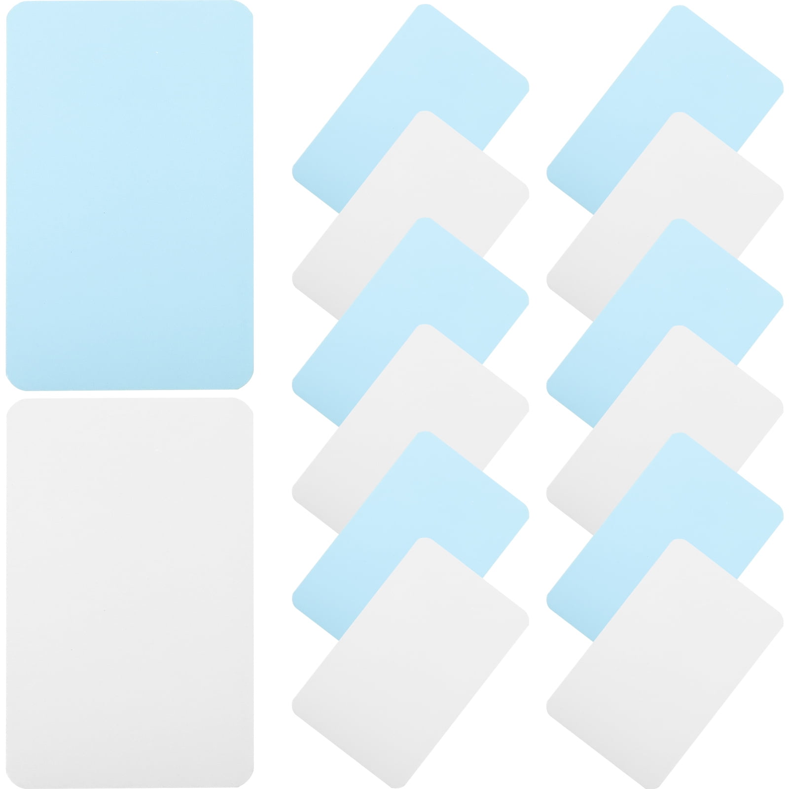 200 Sheets of Paperboard Cards Blank Note Cards Memo Card Studying ...