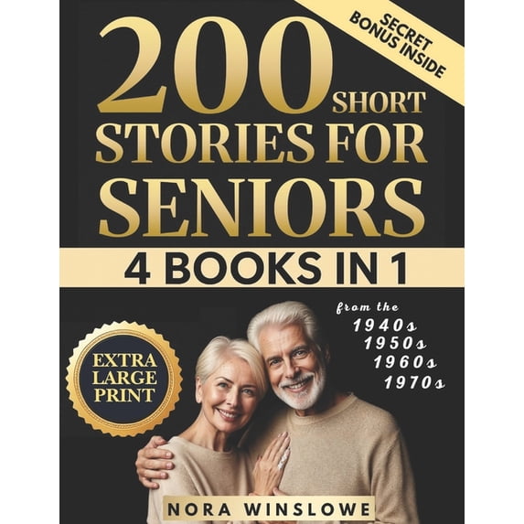 200 Short Stories for Seniors In Extra Large Print: Easy-to-Read ...