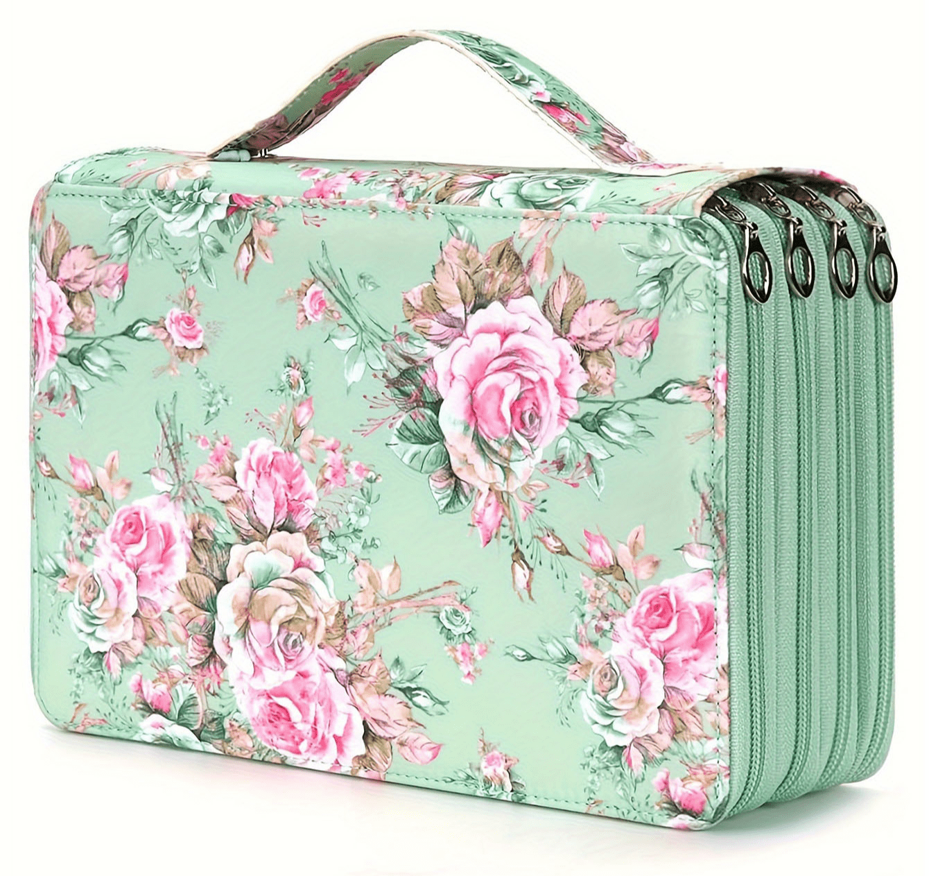 200 Slots Colored Pencil Case - Pencil Organizer with Zipper Closure ...