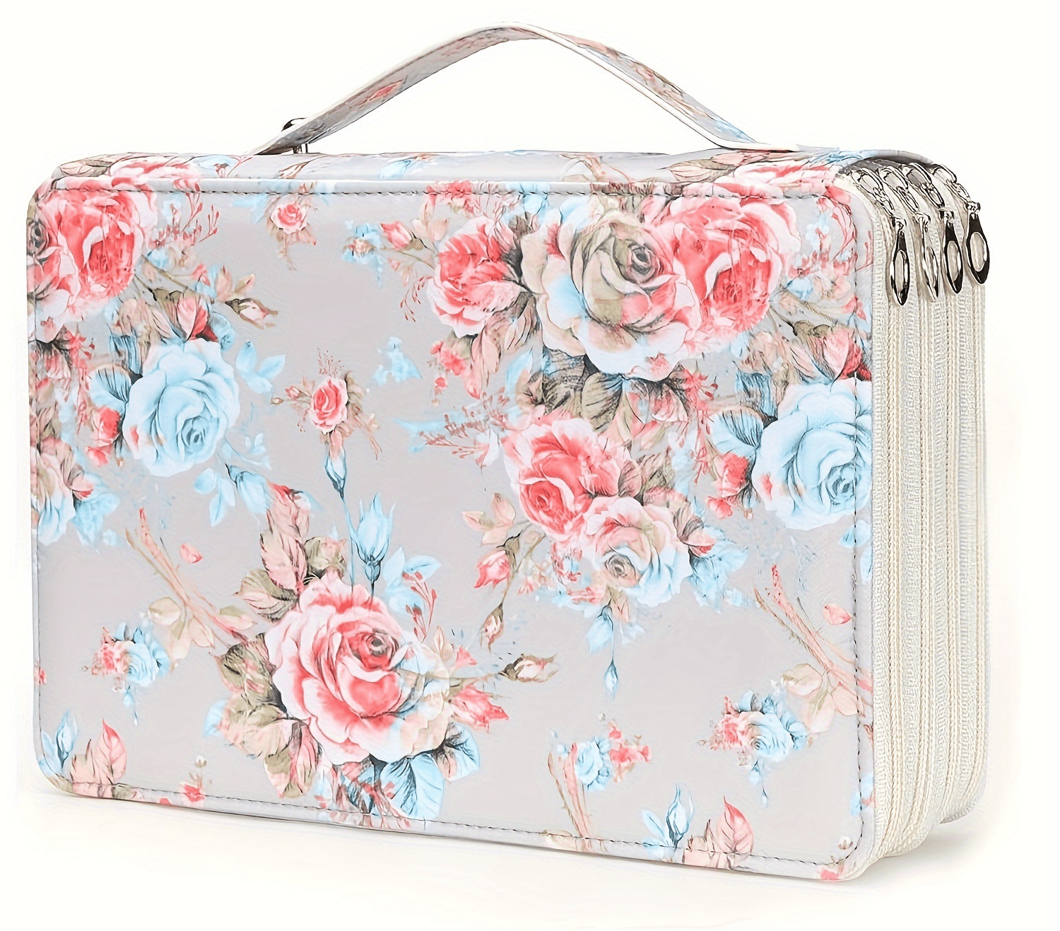 200 Slots Colored Pencil Case - Pencil Organizer with Zipper Closure ...