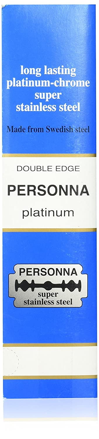 200 TWO HUNDRED Personna Platinum Double Edge Razor Blades - Made from ...