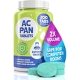 200 Tablets AC Drain Line Cleaner- No-Residue, Water-Soluble, Fast ...