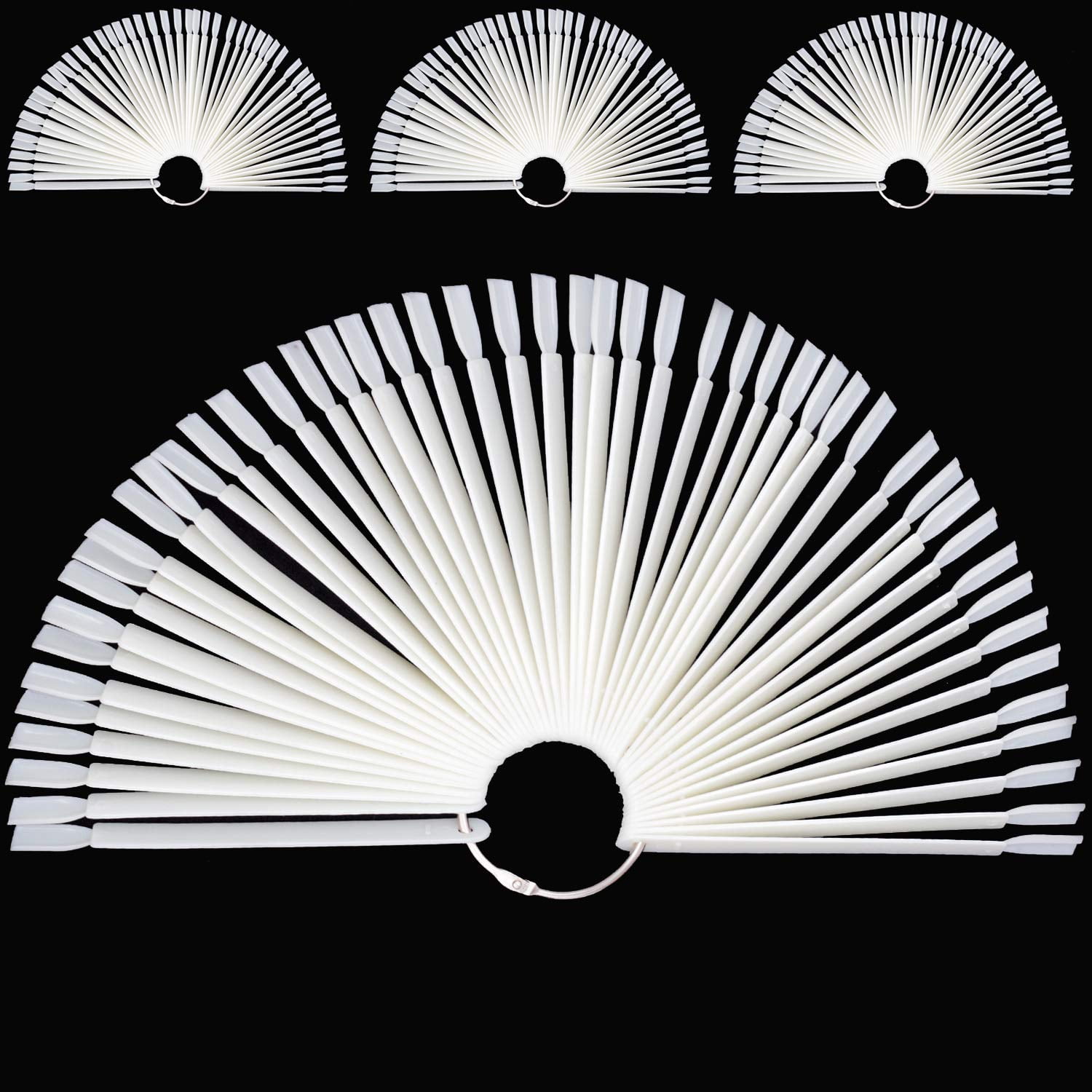 200 Tips Natural Nail Swatches Sticks Nail Art Supplies for Nail Art ...