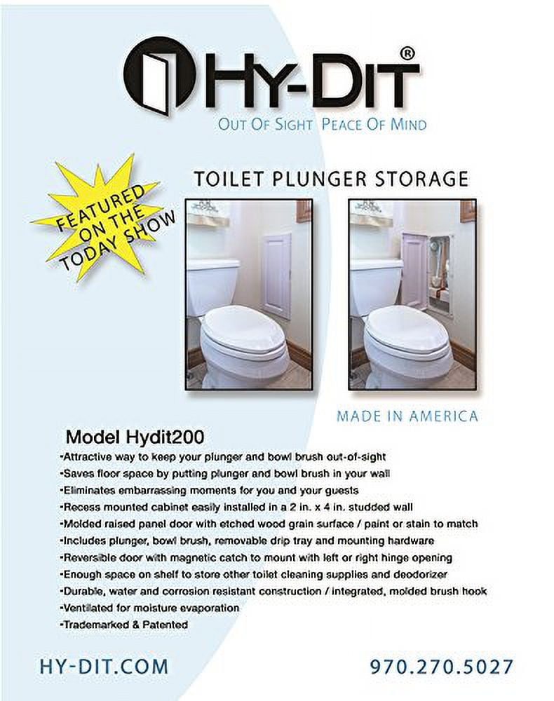 200, Toilet Plunger Storage kit. - Walmart.com