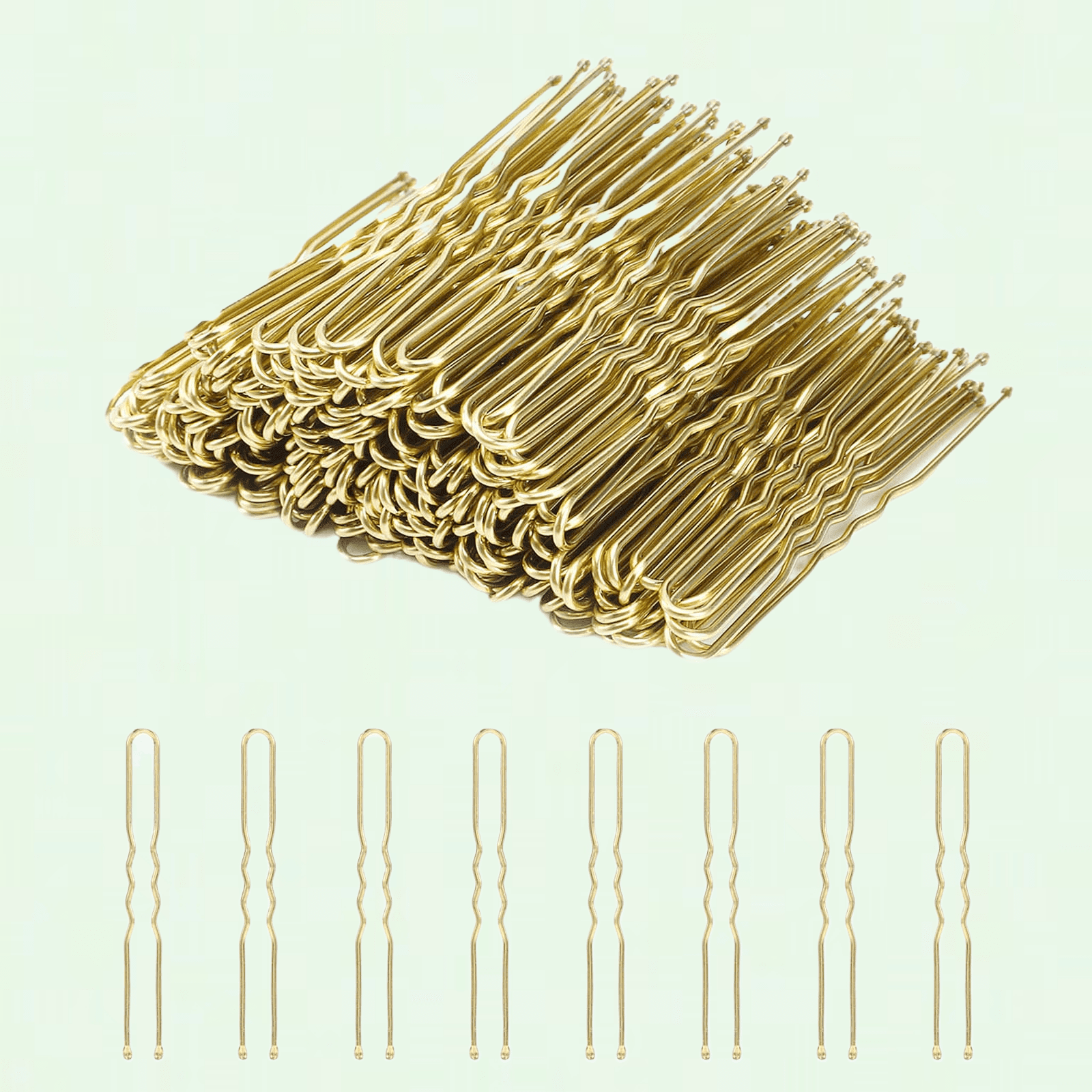 200 U-Shaped Hair Pins for Updos, Stylish Egg-Shaped Hair Accessories ...