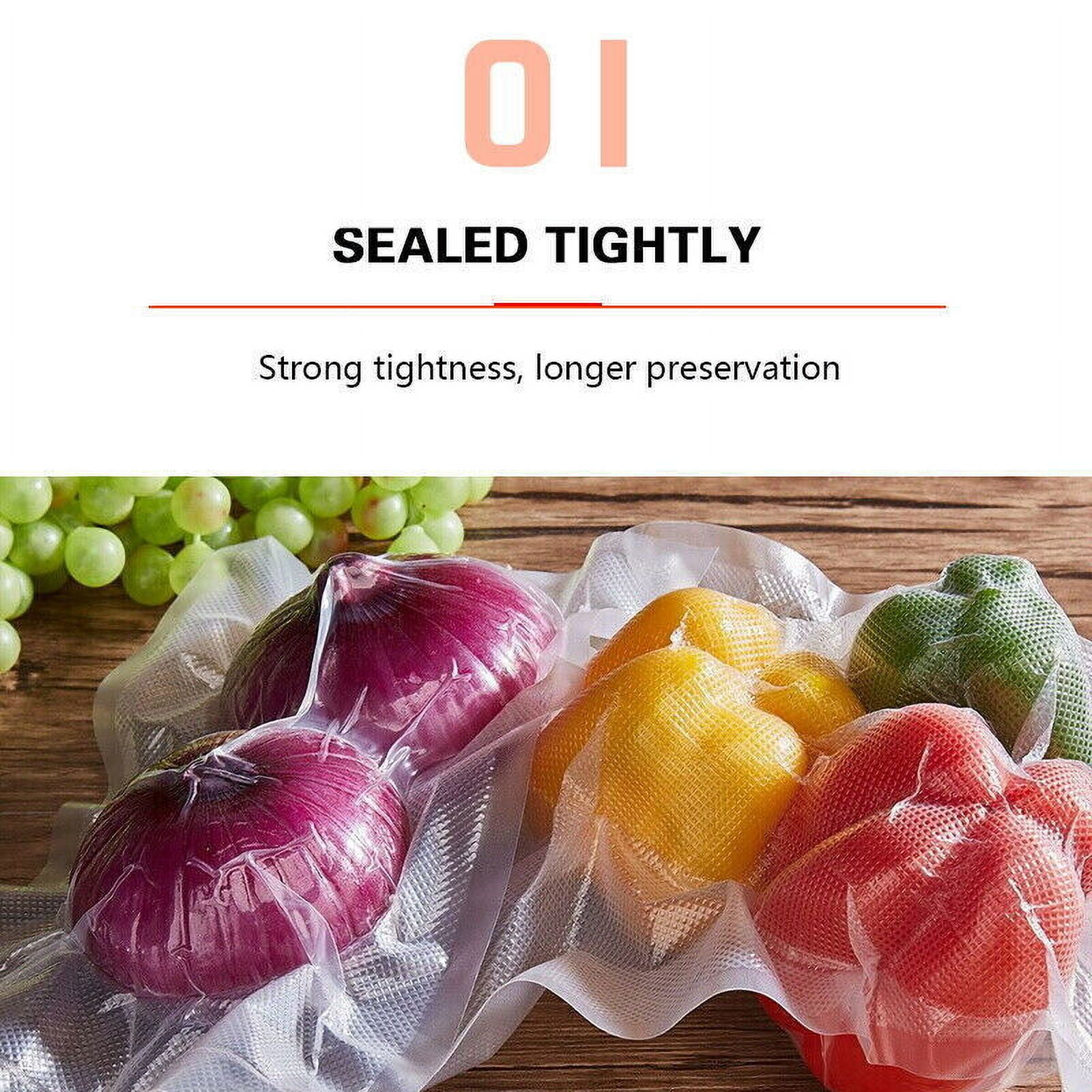 200 Vacuum Sealer Bags 8X12" Quart Food Vac Storage for Food Saver, Seal a Meal - Walmart.com