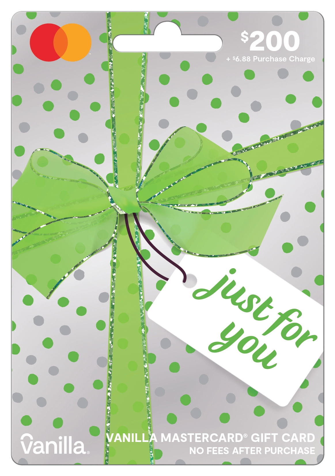 $200 Vanilla® Mastercard® Celebration Dots Gift Card (plus $6.88 ...
