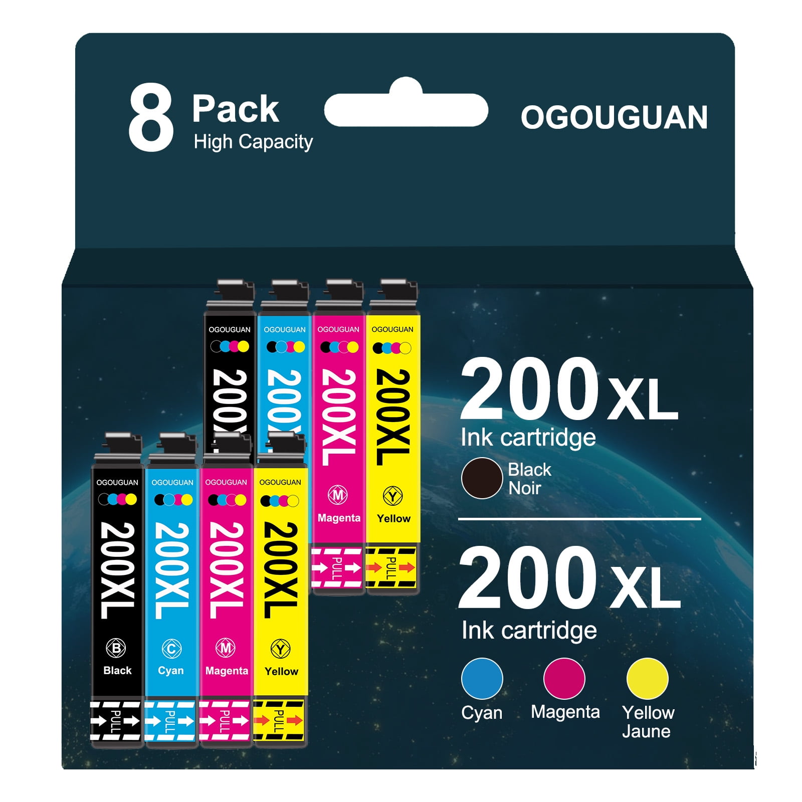 200 XL Ink Cartridge Replacement for Epson 200 XL 200XL T200XL ...