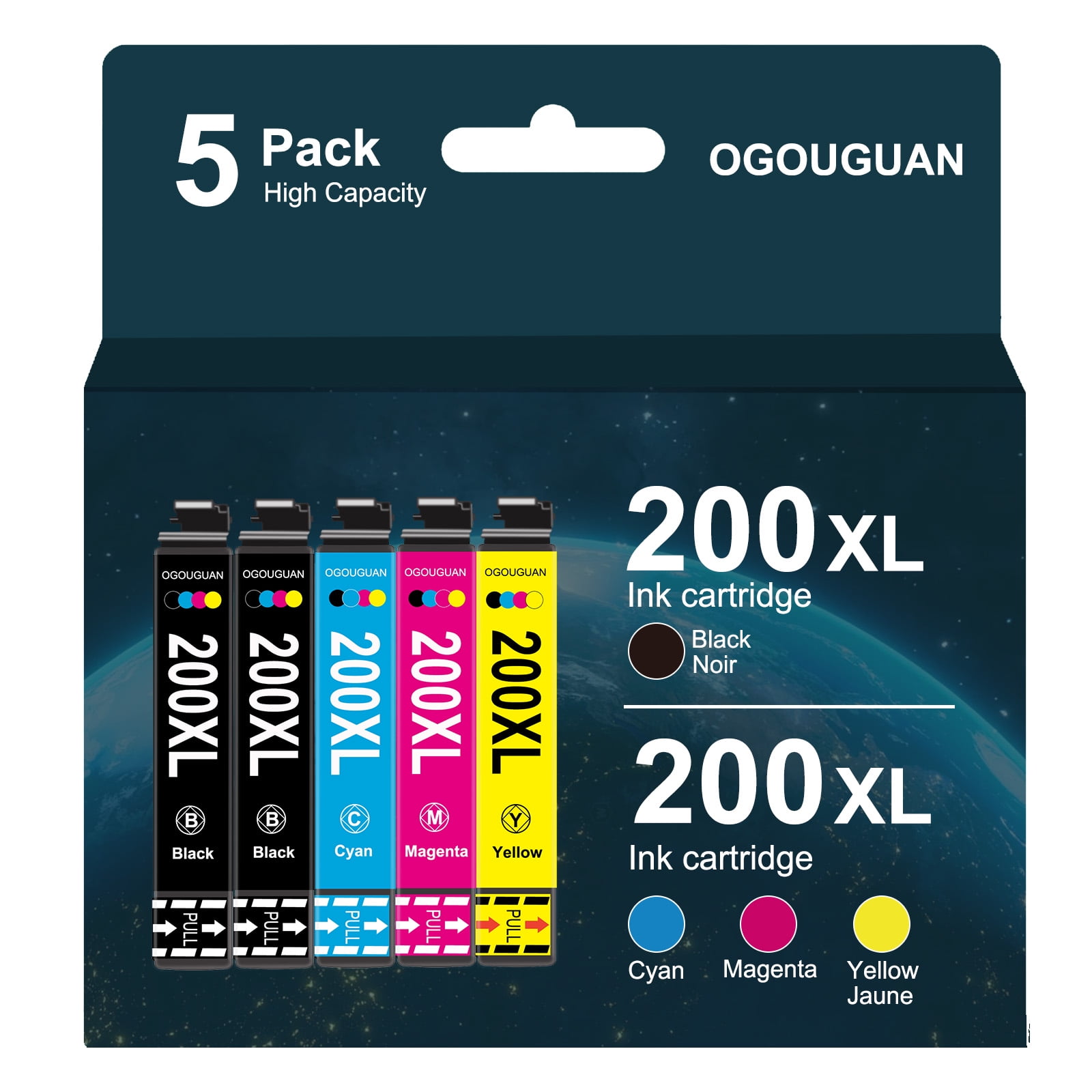 200 XL Ink Cartridge Replacement for Epson 200 XL 200XL T200XL ...