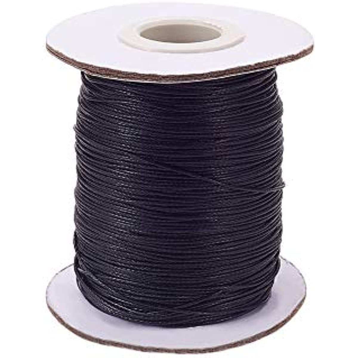 200 Yards 0.5mm Waxed Cotton Cord Thread Beading String for Bracelet ...