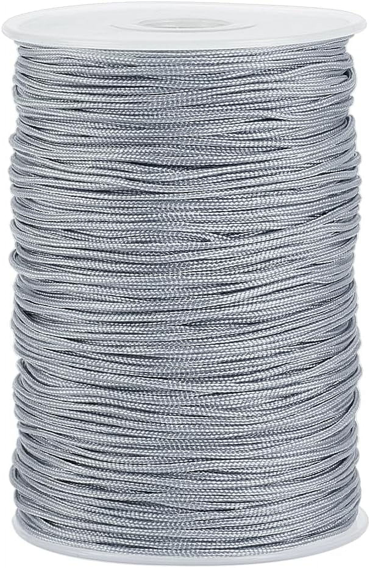 200 Yards 1.5mm Nylon String Wind Chime Cord Braided Threads Chinese Knot Cord Lift Shade Blind ...