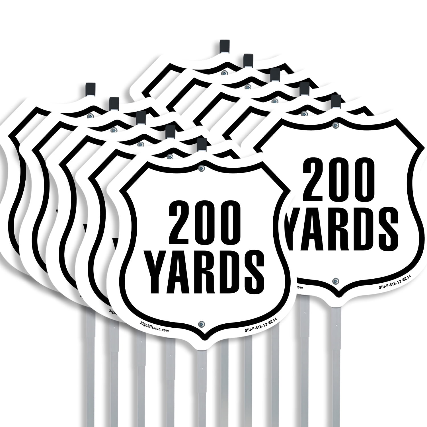 200 Yards Golf Course Running Race 5k Marathon Distance Marker (10 Pack ...