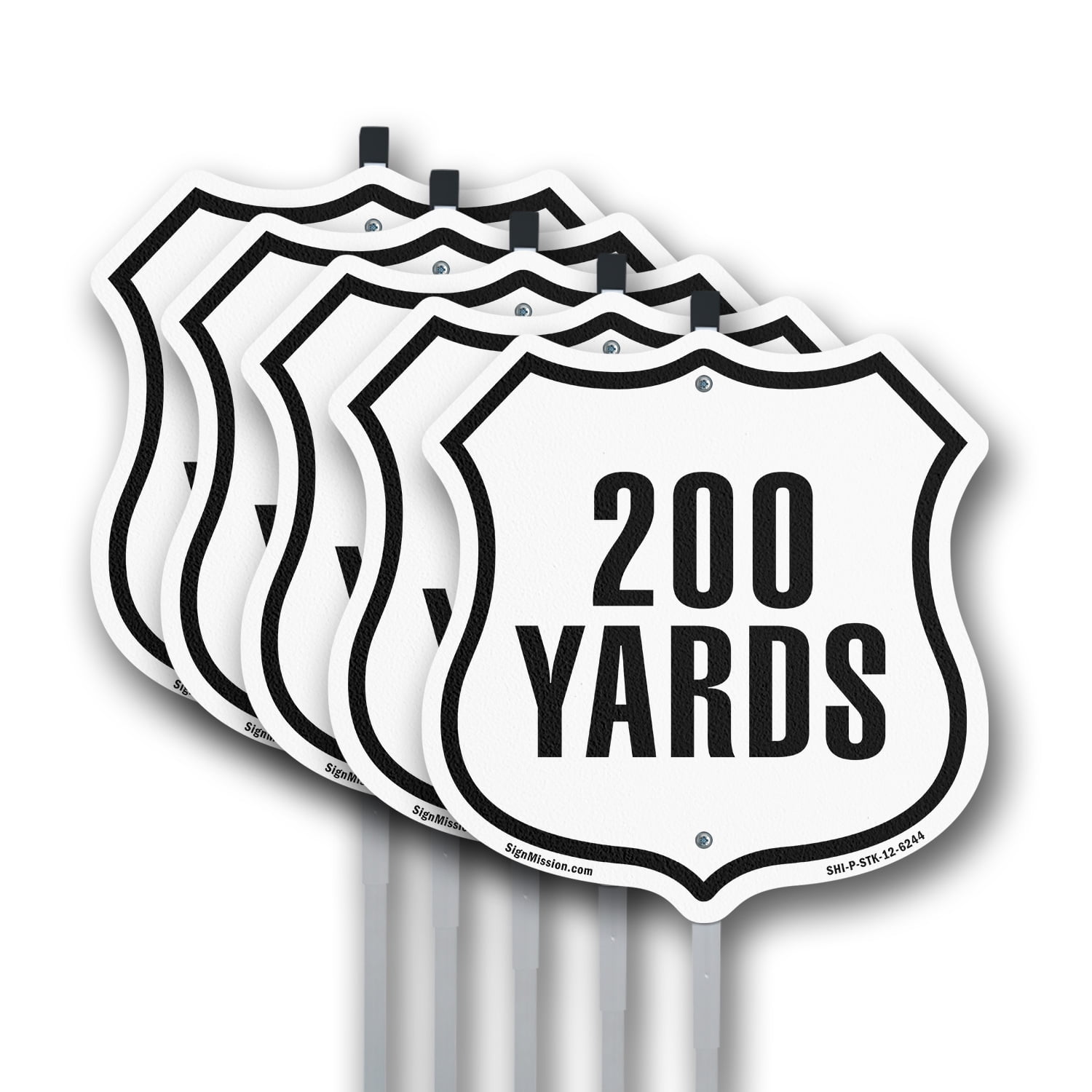 200 Yards Golf Course Running Race 5k Marathon Distance Marker (5 Pack ...