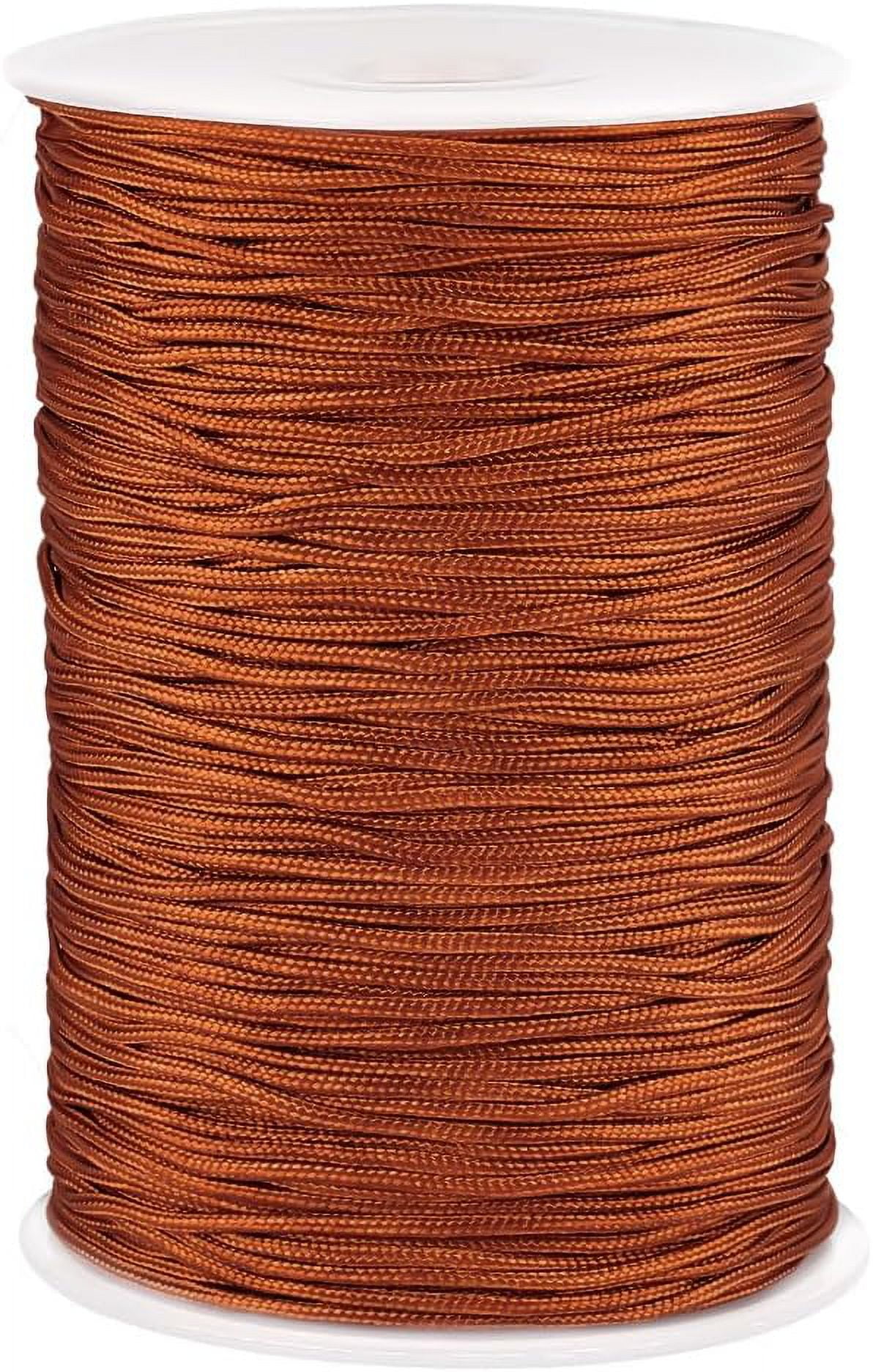 200 Yards Nylon Twist Cord 1.5mm Brown Chinese Knot Cord Braided Cord ...
