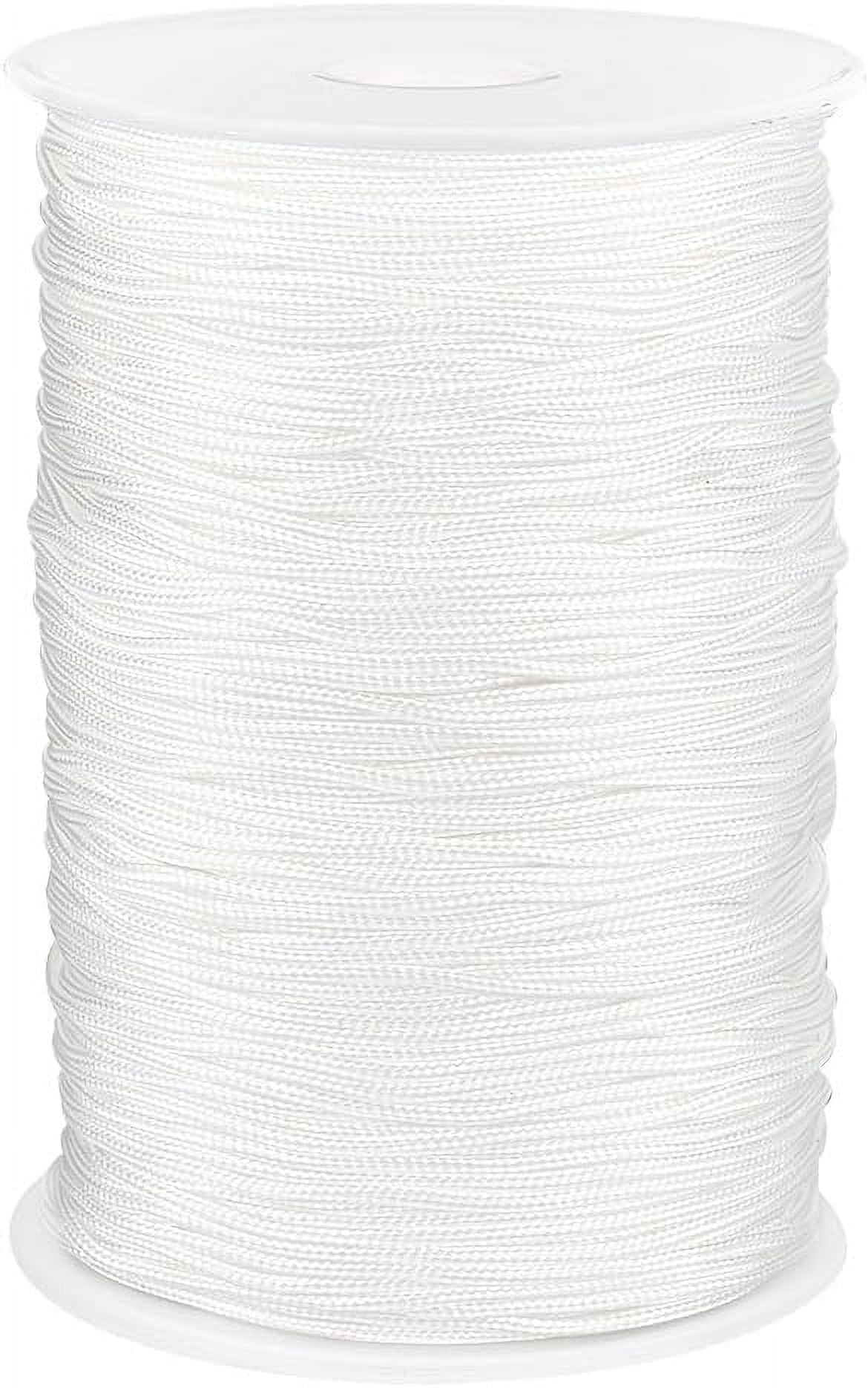 200 Yards Nylon Twist Cord 1.5mm White Chinese Knot Cord Braided Cord ...