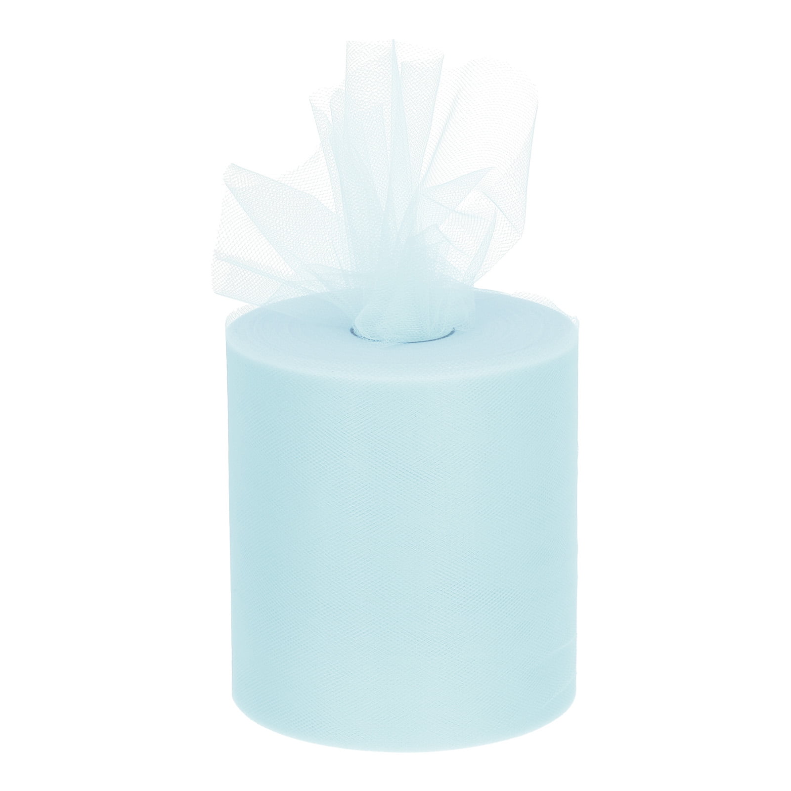 200 Yards Tulle Ribbon Rolls Netting Fabric Spools 6" Teal Blue for ...