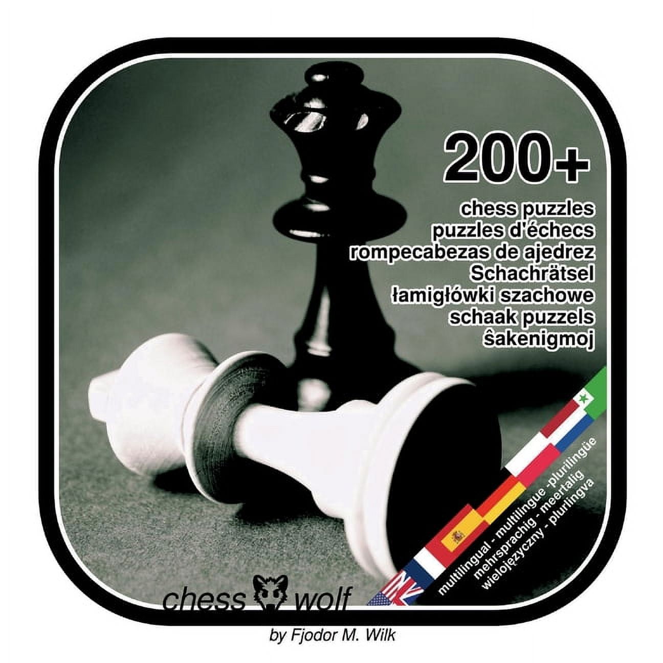 200+ chess puzzles, puzzles d'échecs, rompecabezas de ajedrez, Schachrätsel, lamiglowki szachowe ...