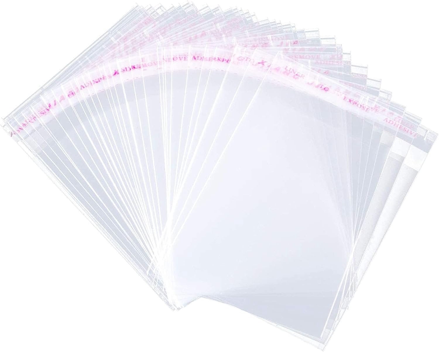 200 count Cellophane Bags 2x3 Inches Self Sealing Cello Bags Small ...