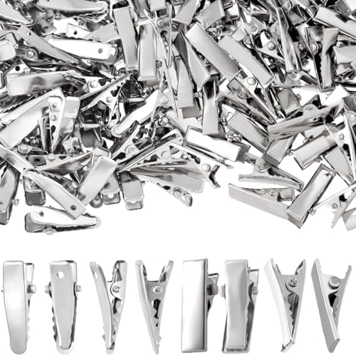 200 count Hair Clips, 2 Sizes Small Crocodile Hair Clips, Barrettes ...