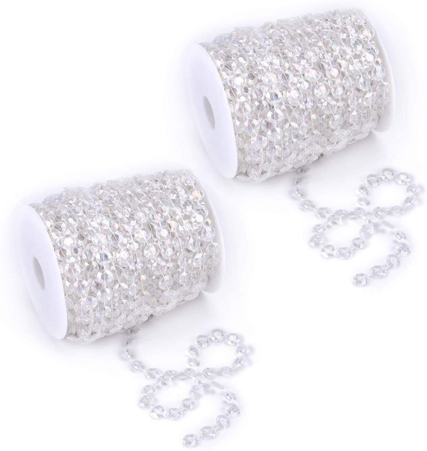 200 ft Crystal Beads by The Roll Crystal Beads String Beads Chain ...