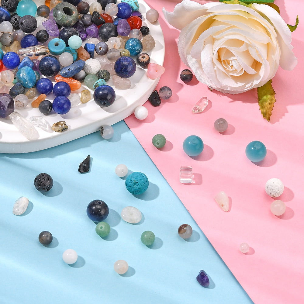 200 g Natural/Gemstone Beads Mixed Shapes 4.5~25.5x4~19.5x2.5~16.5mm ...
