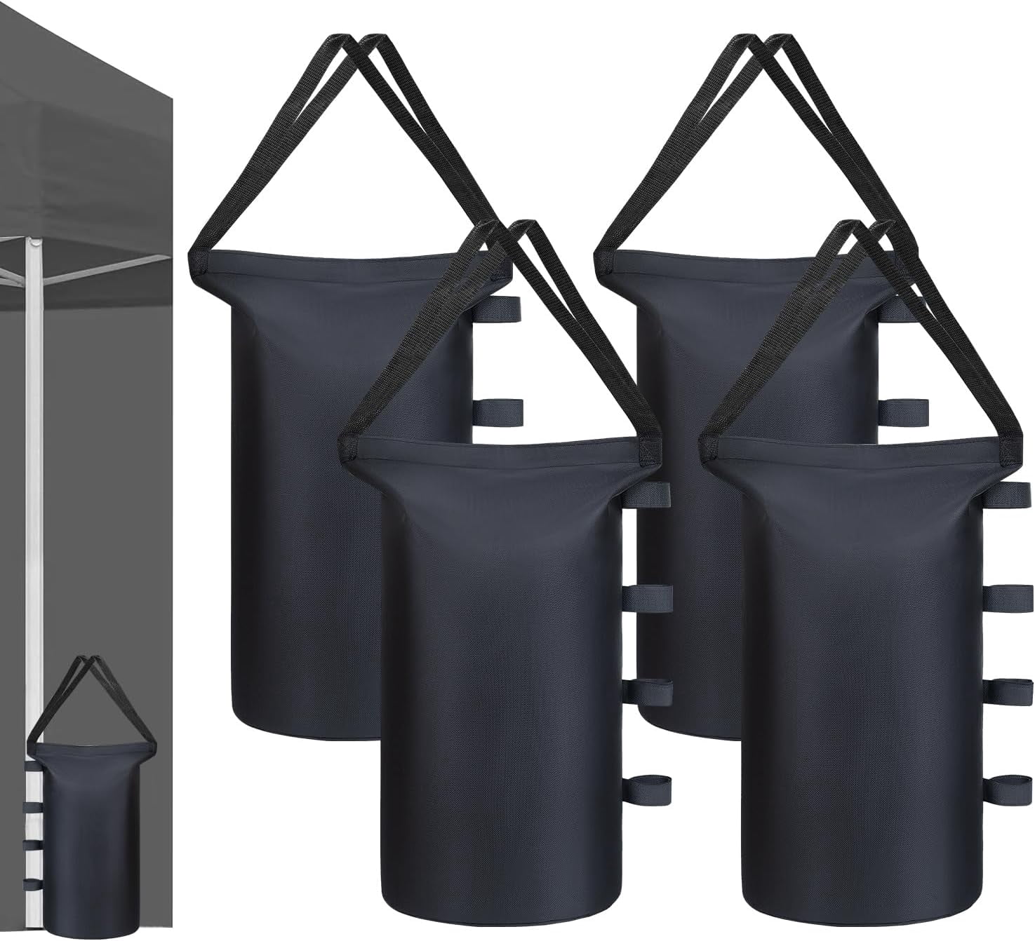200 lbs Canopy Tent Weights Sand Bags Set of 4, Heavy Duty 1680D Canopy ...