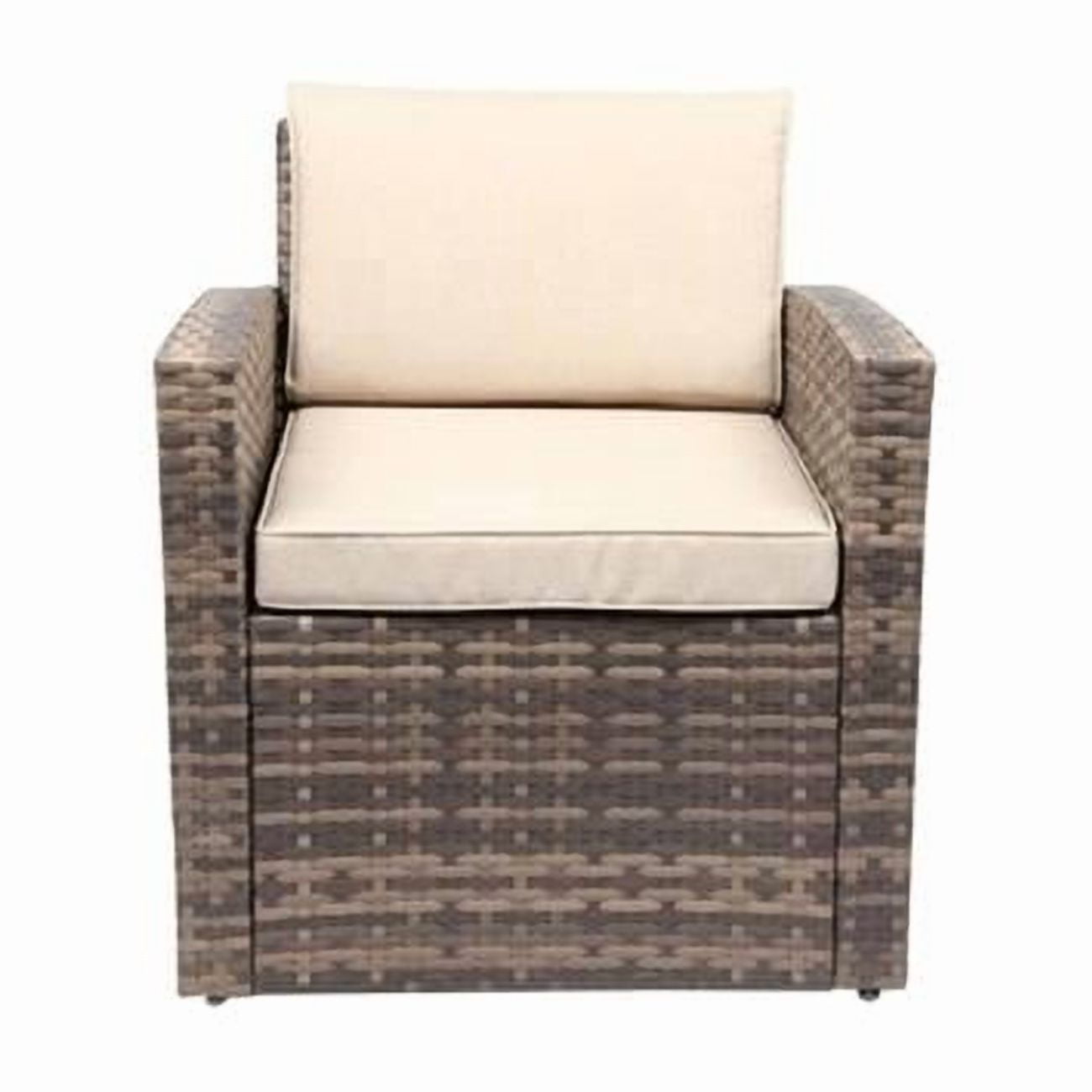 200 lbs Outdoor Single Seater Rattan Pool Patio Garden Sofa with ...