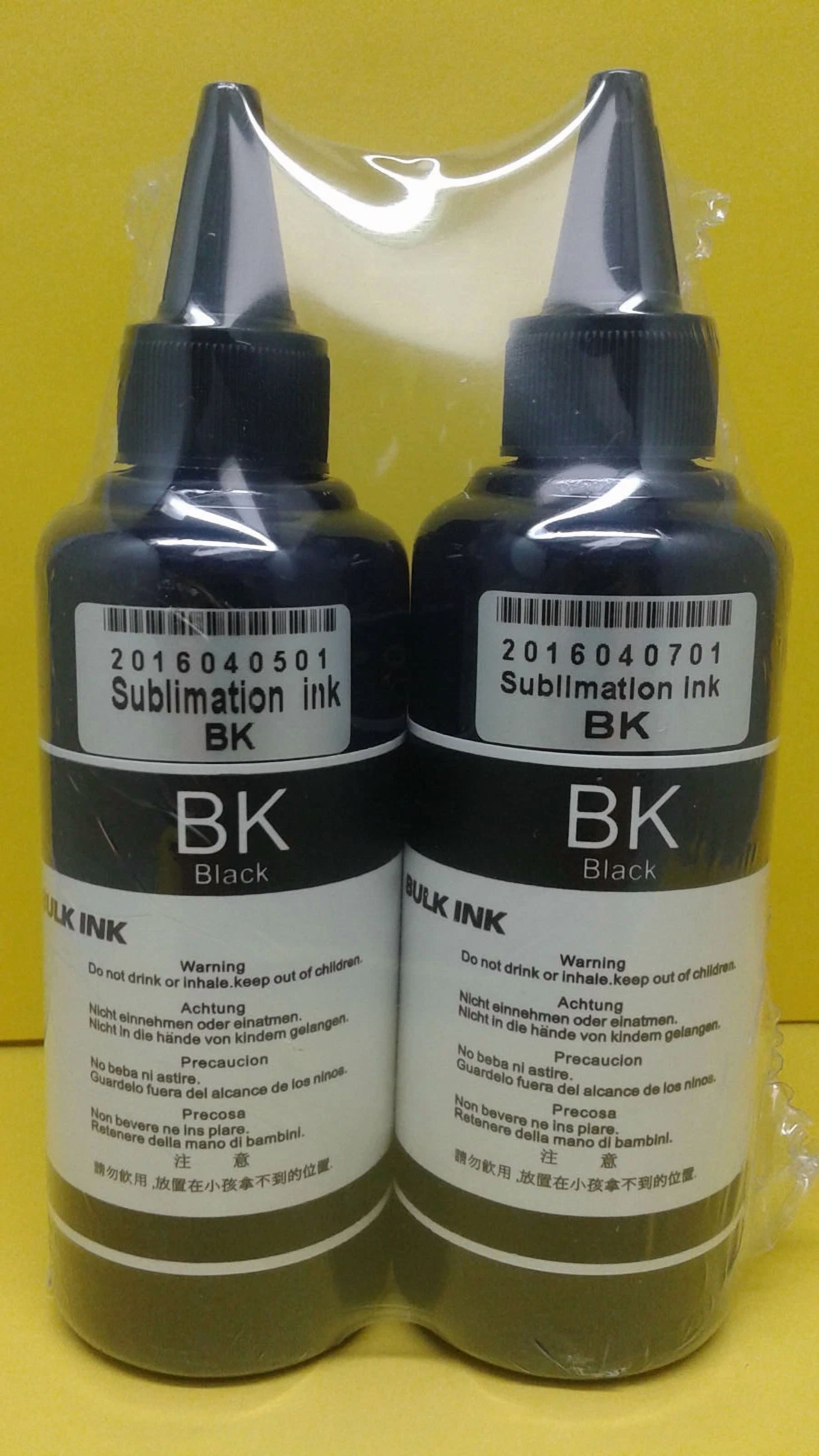 200 ml pigment sublimation Black Bulk Refill Ink for Epson Compatible ...