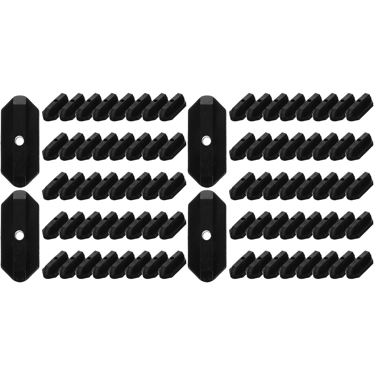 200 pcs Composite Decking Board Universal Deck Fastener Narrow Gap Deck ...
