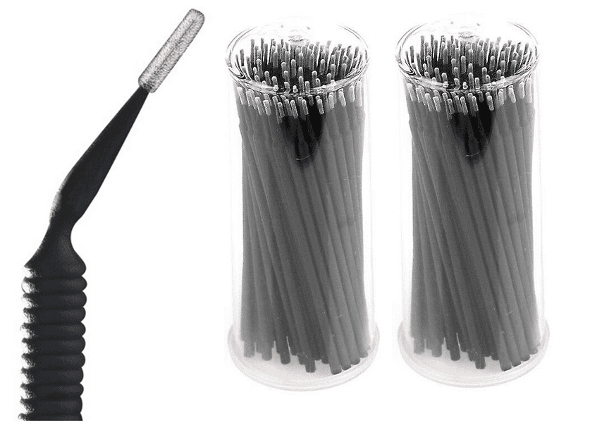 200/pcs Dental Disposable Microbrushe Applicators Micro & Bendable ...
