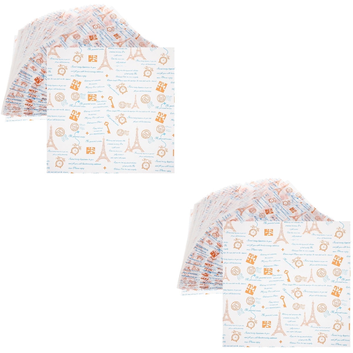 200 pcs Fried Chicken Wraps Food Holder Food Packing Paper Newspaper ...