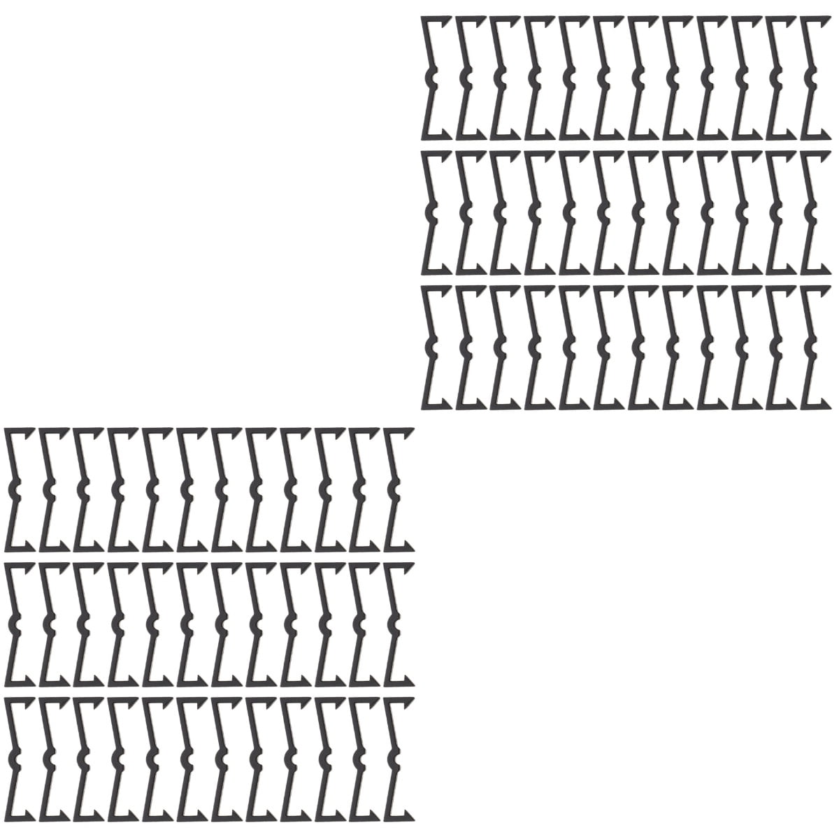 200 pcs Pegboard Display Hooks Peg Board Hook Clips Peg Organizer ...