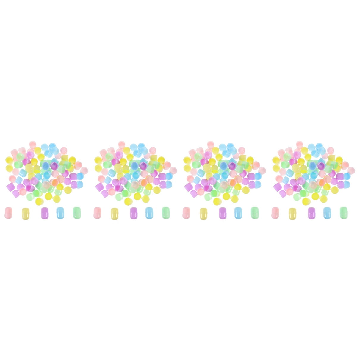 200 pcs Plastic Empty Capsule Balls Fillable Twisted Balls Candy Gift ...