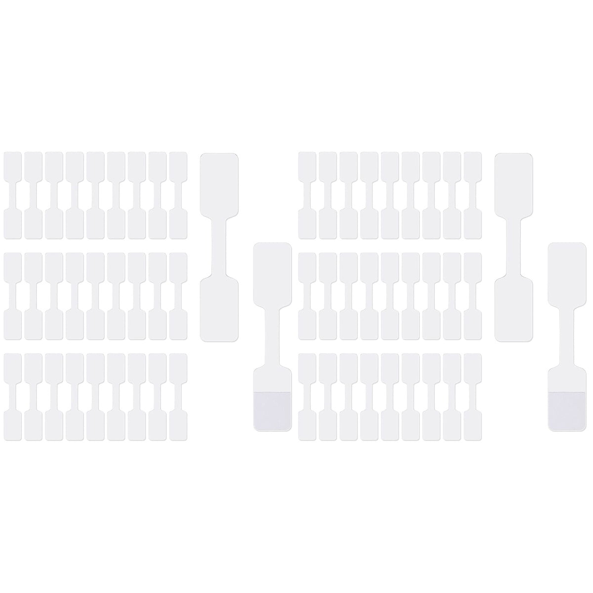 200 pcs Self-Adhesive Cable Labels Writable Wire Tags Reusable Wire ...