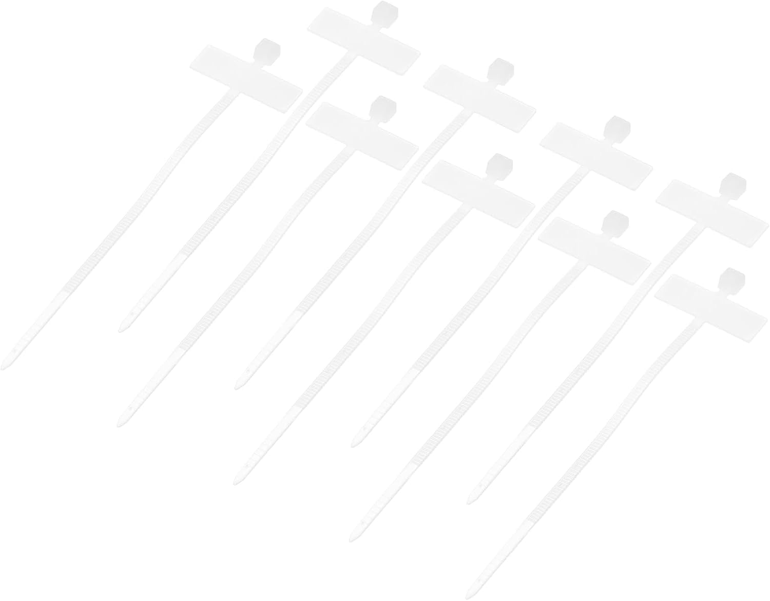 200 pieces marked cable ties, 4-inch self-locking label ties package ...