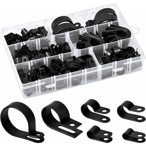 200 pieces of nylon cable clamp - R, cable clamp, cable clamp, cable ...