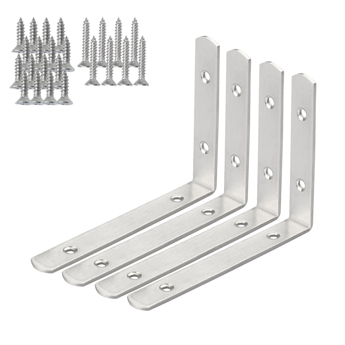 200 x 140mm Angle Bracket Stainless Steel L Shaped Angle Brackets ...